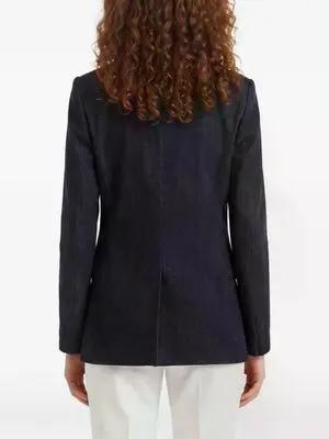 SUTTON NEW YORK Double-breasted Velvet Jacket