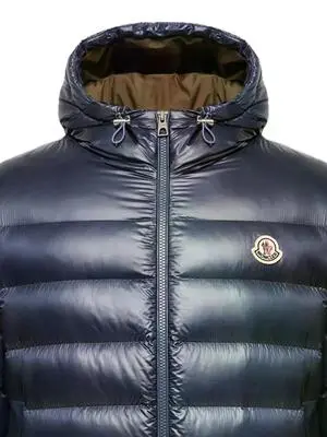 Moncler Forzo Hooded Packable Short Down Jacket - Blue