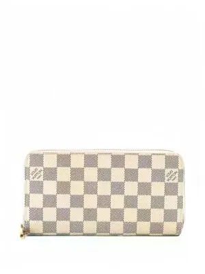 LOUIS VUITTON Zippy Wallet Damier Small Wallets - White