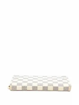 LOUIS VUITTON Zippy Wallet Damier Small Wallets - White
