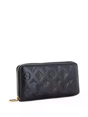LOUIS VUITTON Coussin Zippy Wallet Monogram Embossed Lambskin Small Wallets