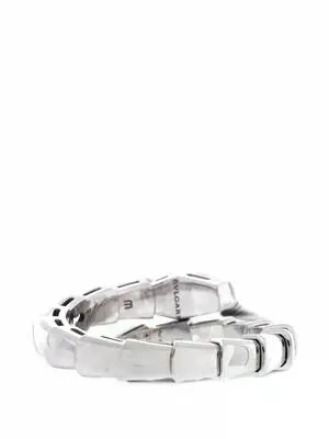 BVLGARI Serpenti Viper One-coil 18k White Gold Ring