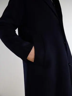 Nn07 Kendrick 8447 Brushed Woven Wool-blend Coat
