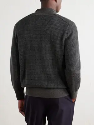 N.peal Houndstooth Cashmere Sweater