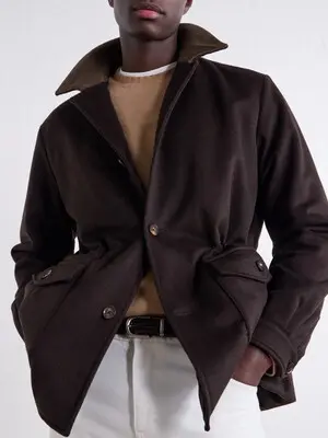 DE PETRILLO Merino Wool And Cashmere-blend Sweater
