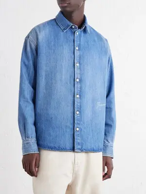 Jacquemus Logo-printed Denim Shirt