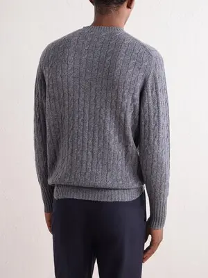 N.peal Thames Cable-knit Cashmere Sweater