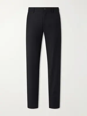 Canali Straight-leg Wool-flannel Trousers