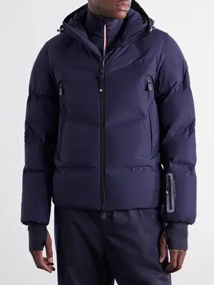 Moncler Angren Hooded Quilted Poplin Down Ski Jacket
