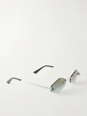 Cartier Panthère Classic Round-frame -tone Sunglasses