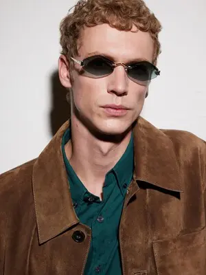 Cartier Panthère Classic Round-frame -tone Sunglasses
