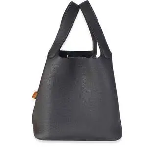 Hermès Caban Clemence Picotin Lock 22 Ghw - Black