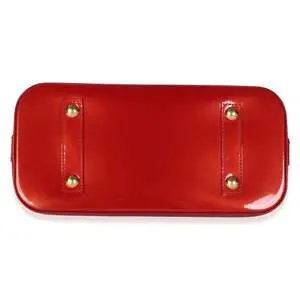 LOUIS VUITTON Pomme Damour Monogram Vernis Alma Pm - Red