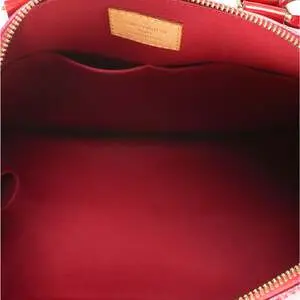 LOUIS VUITTON Pomme Damour Monogram Vernis Alma Pm - Red