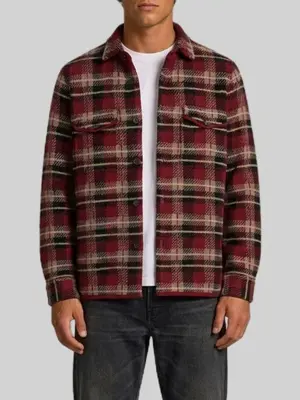 Guest In Residence Plaid Shirt Jacket
