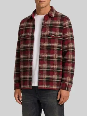 Guest In Residence Plaid Shirt Jacket