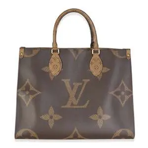 LOUIS VUITTON Reverse Monogram Canvas Onthego Mm - Brown