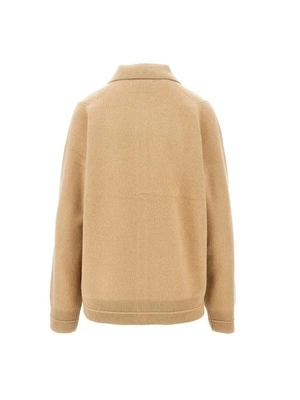 Guest In Residence Felted Plaza Shirt Knitted Jacket