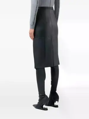 Gcds High-waisted Pencil Midi Skirt
