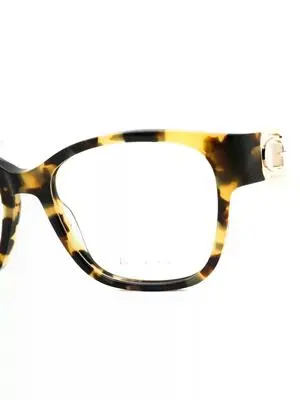 Guess Tortoiseshell-effect Rectangle-frame Glasses