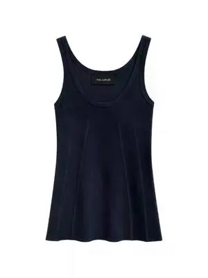 Yigal Azrouël Fine-rib Tank Top - Blue