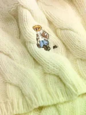 Polo Ralph Lauren Polo Bear Cable-knit Scarf