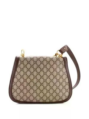 Gucci Blondie Nm Top Handle Bag Gg Coated Canvas Medium Satchel