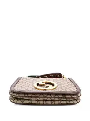 Gucci Blondie Nm Top Handle Bag Gg Coated Canvas Medium Satchel