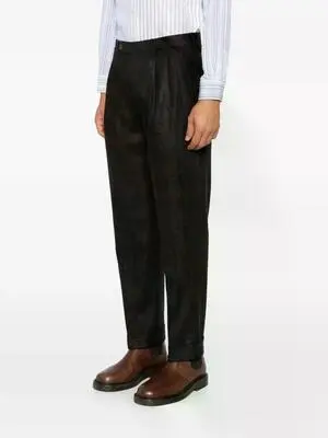 GTA Dante Check-pattern Wool Trousers