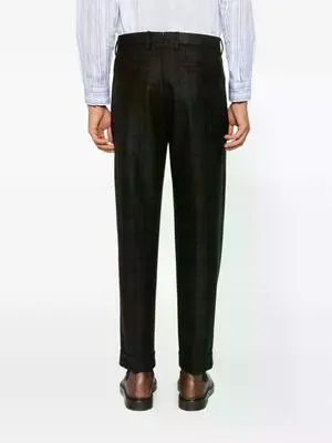 GTA Dante Check-pattern Wool Trousers