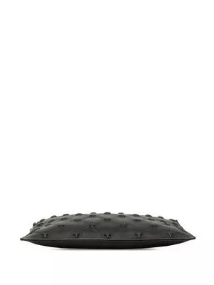 Versace 2010-2026 Embossed Leather Medusa Wristlet Clutch Bag