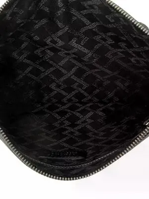 Versace 2010-2026 Embossed Leather Medusa Wristlet Clutch Bag