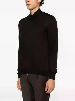 Tagliatore Zip-up High-neck Sweater