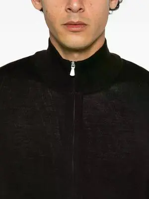 Tagliatore Zip-up High-neck Sweater