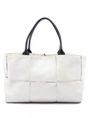 Bottega Veneta 2012-2026 Medium Canvas Maxi Intrecciato Arco Tote Bag