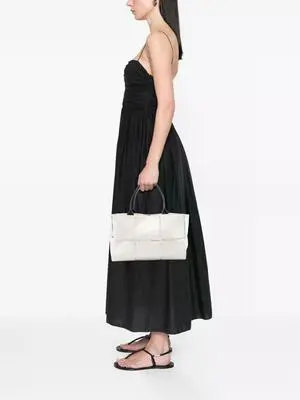 Bottega Veneta 2012-2026 Medium Canvas Maxi Intrecciato Arco Tote Bag