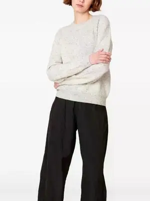 Frenckenberger Speckled-pattern Knit Sweater