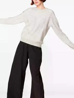 Frenckenberger Speckled-pattern Knit Sweater