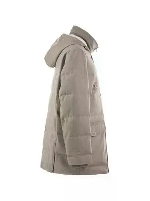 Brunello Cucinelli Down Jacket With Detachable-hood