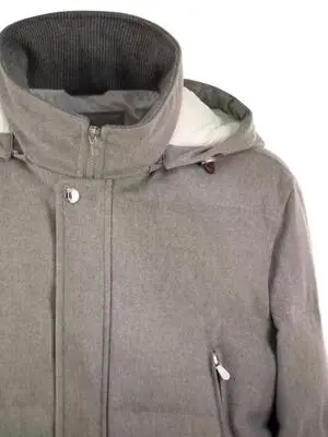Brunello Cucinelli Down Jacket With Detachable-hood