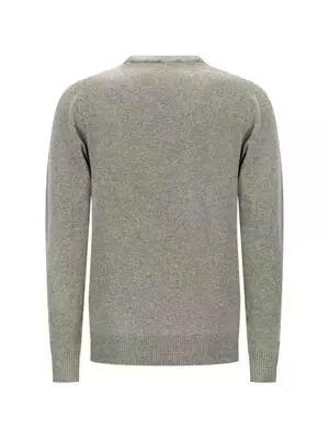 LORENZONI Geometric-pattern Sweater - Grey