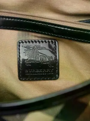 Burberry 2000-2017 Supernova Check Coated Canvas Tote Bag