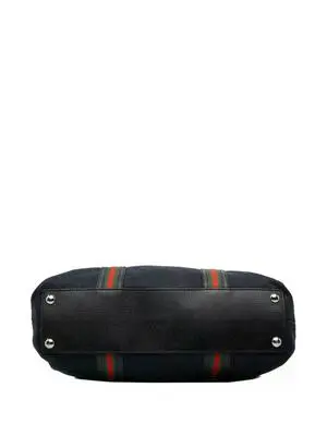 Gucci 2000-2015 Gg Canvas Web Shopper Tote Bag
