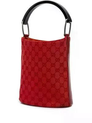 Gucci 2000-2015 Gg Canvas Top Handle Bucket Bag