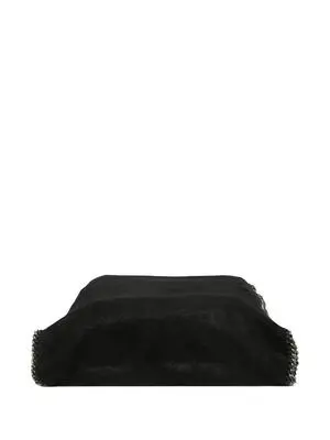 Stella McCartney 2005-2016 Shaggy Deer Falabella Fold Over Satchel - Black