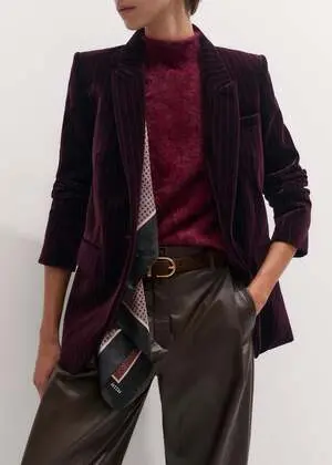 ME+EM Brushed Cashmere High Neck Straight Vest