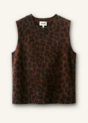 ME+EM Merino Cashmere Straight Knit Vest