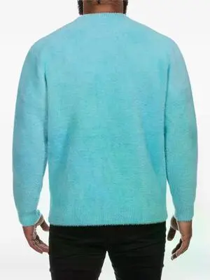 BILLIONAIRE BOYS CLUB Fuzzy Crew-neck Sweater