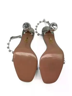 AQUAZZURA Secrets 95 Embellished Sandals