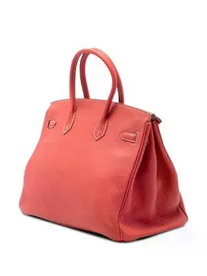 Hermès 2011 Limited Edition Bicolor Clemence Birkin Retourne 35 Handbag